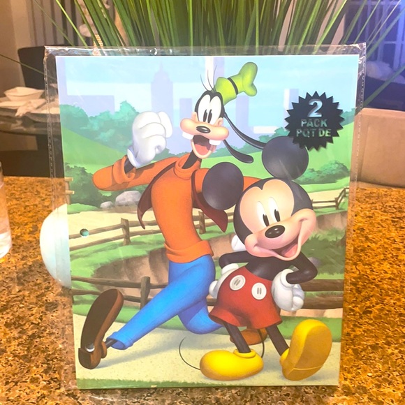 Disney | Other | Disney Mickey Mouse 2 Folders | Poshmark